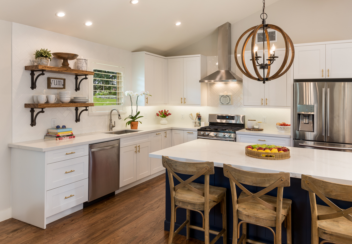 Clean & Bright Kitchen Remodel in Dallas